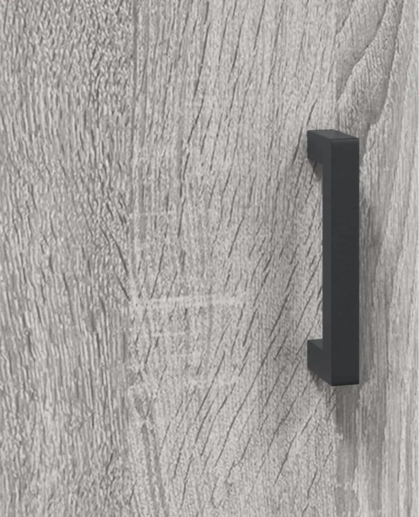 vidaXL Skříň highboard 34,5 x 34 x 180 cm kompozitní dřevo [3199239] Barva: kouřový dub
