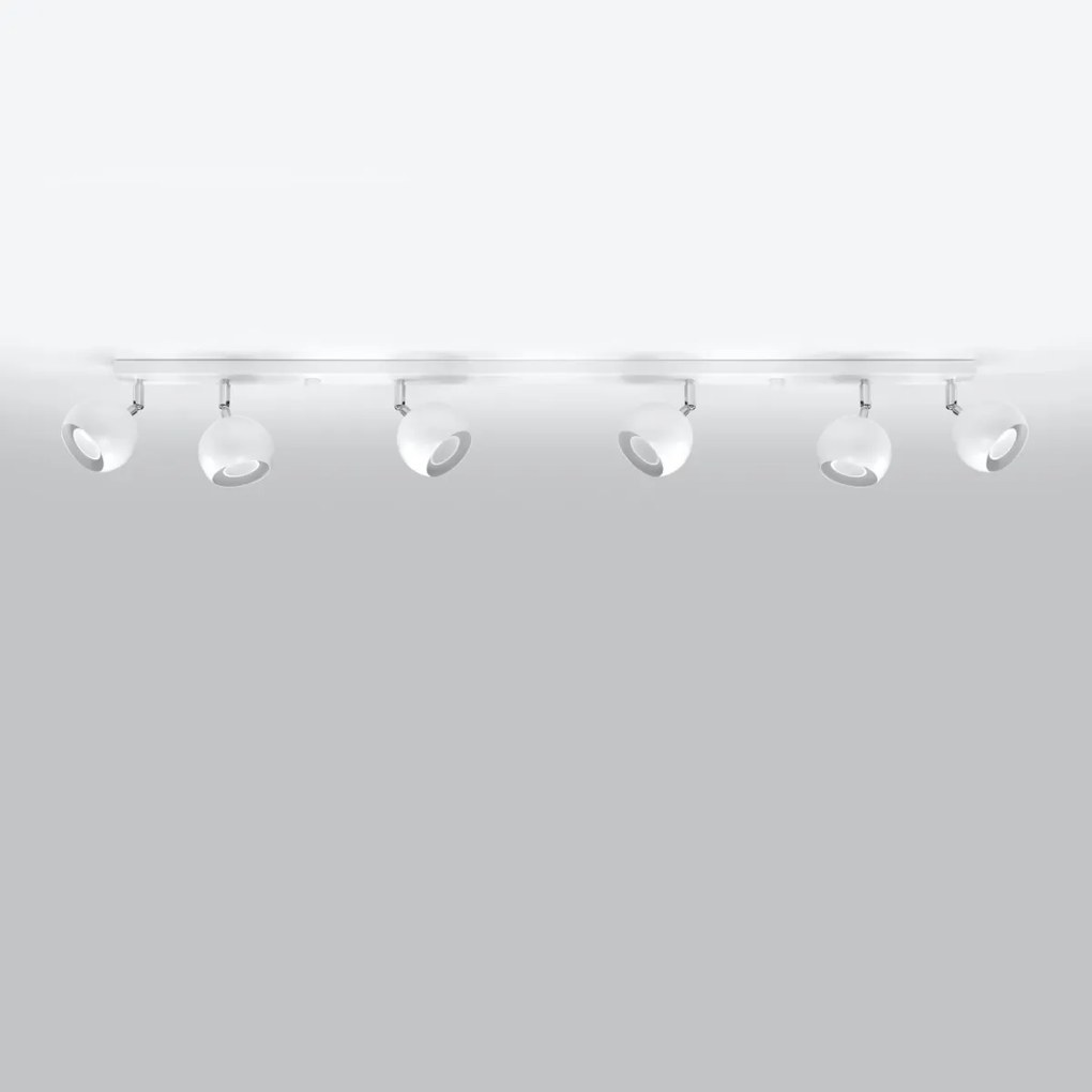 Sollux Lighting Stropní svítidlo OCULARE 6L bílé