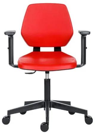 Antares Pracovní židle 1260 Alloy PU bez područek Barva plastu Antares černá Barva rámu Šedá barva rámu
