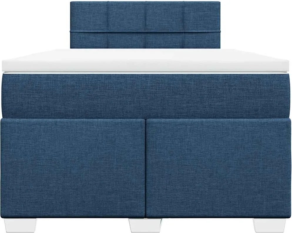 Box spring postel s matrací černá 120x190 cm textil 3285833