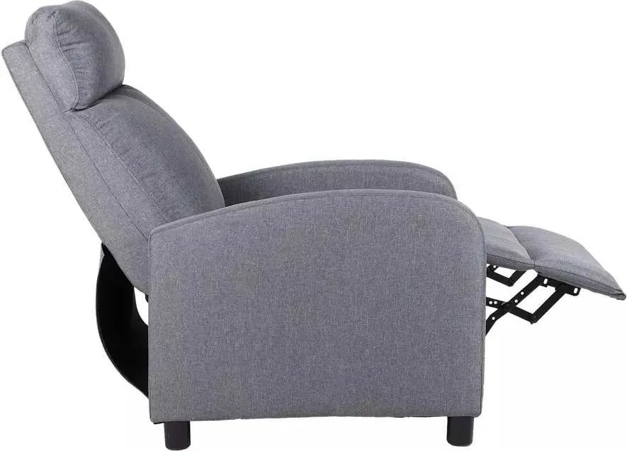 LuxuryForm DESIGN Televizní křeslo RUFO s polohováním - šedé