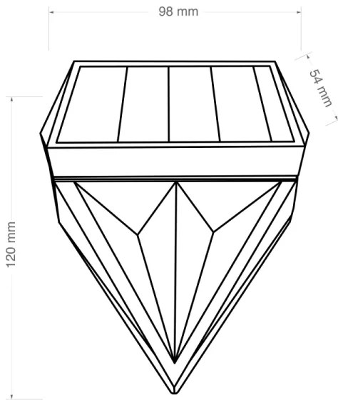 Globo 36430-2 - SADA 2x LED Solární nástěnné svítidlo SOLAR LED/0,5W/3V IP44