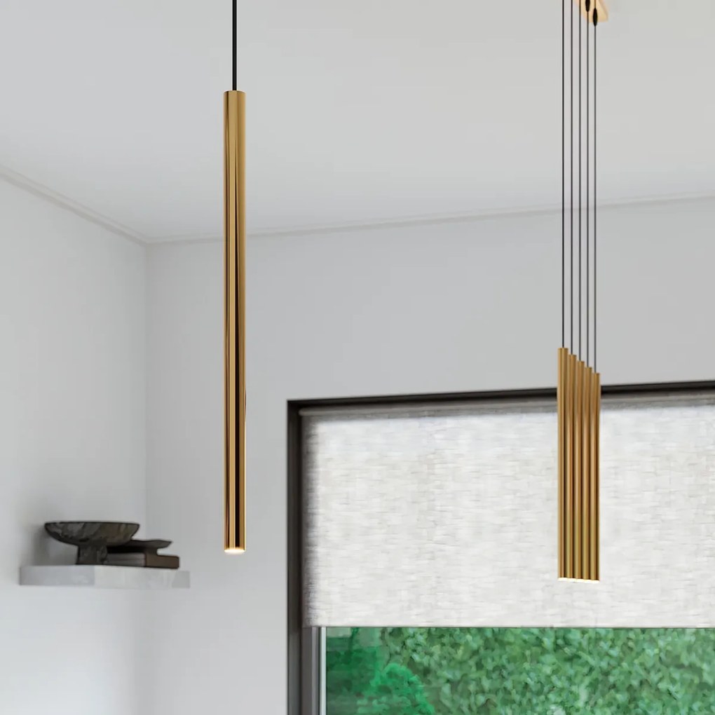 Sollux Lighting Závěsné svítidlo PASTELO 1 zlaté