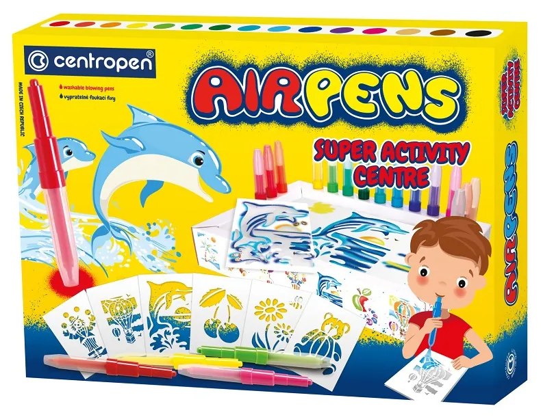 Foukací fixy AIR PENS SUPER ACTIVITY CENTRE 1500/15