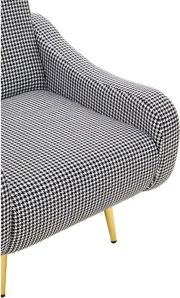 Černobílé křeslo Holli – Premier Housewares