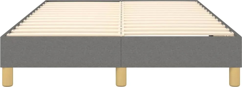 Rám postele s boxspringem tmavě šedá 120 x 200 cm textil 3120599