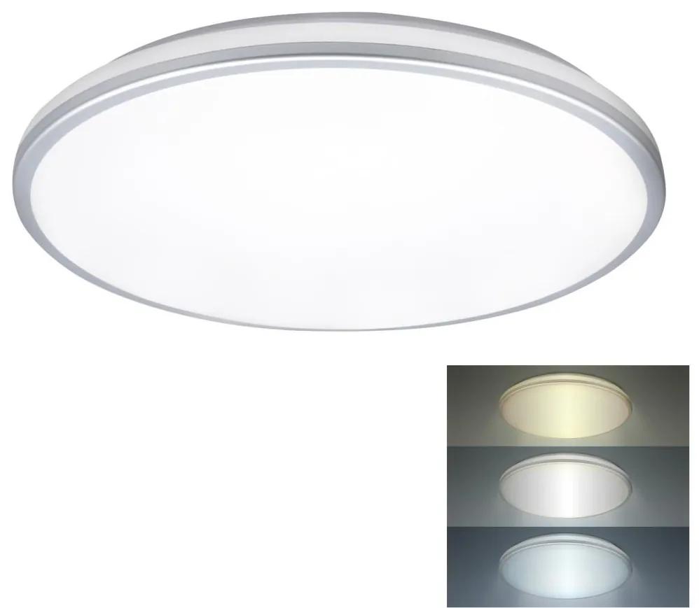 Solight | Solight WO797- LED Koupelnové stropní svítidlo LED/24W/230V 3000/4000/6500K IP54 | SL1386