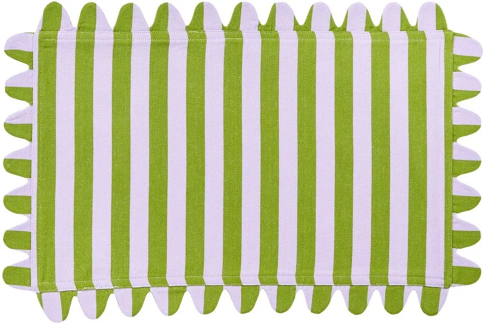 VEGAS STRIP Prostírání 49 x 33 cm - zelená/sv. fialová