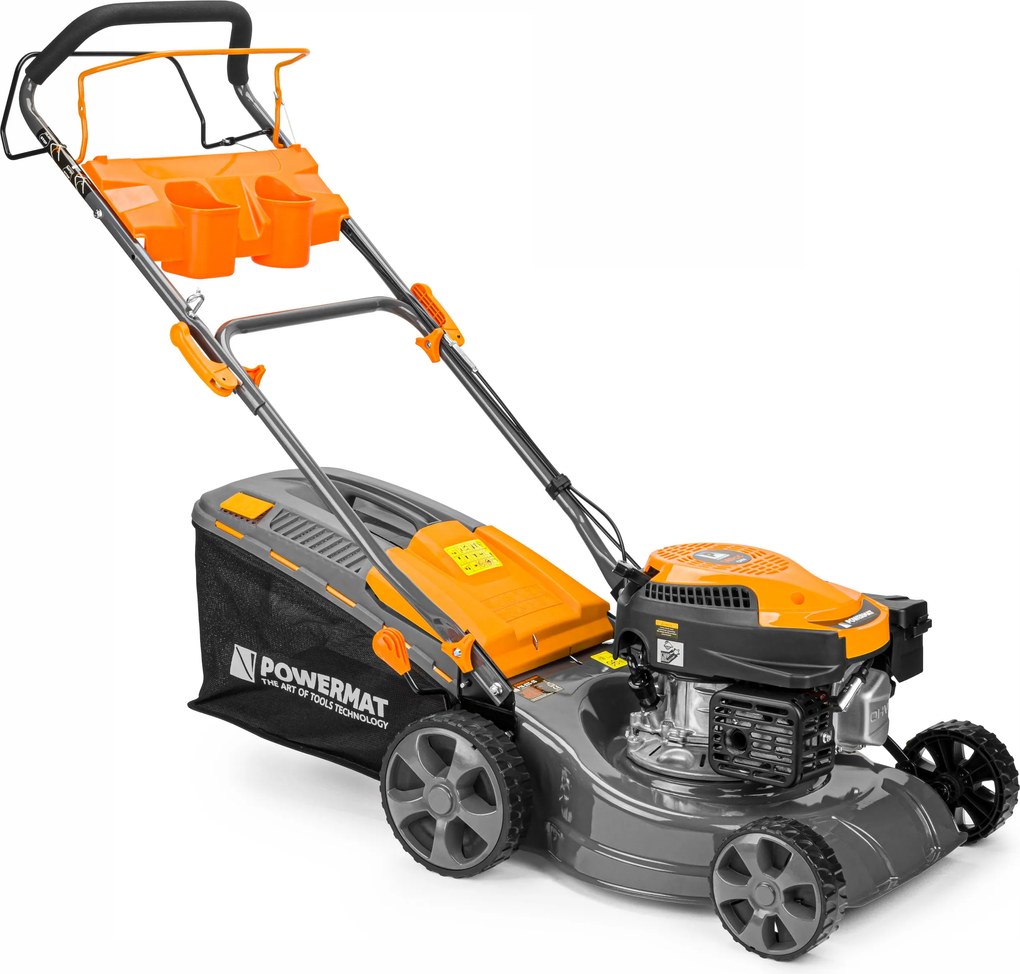POWERMAT Benzínová sekačka PM-KSS-5S, s pohonem 5 koní, 40 l, 5v1 PM0976