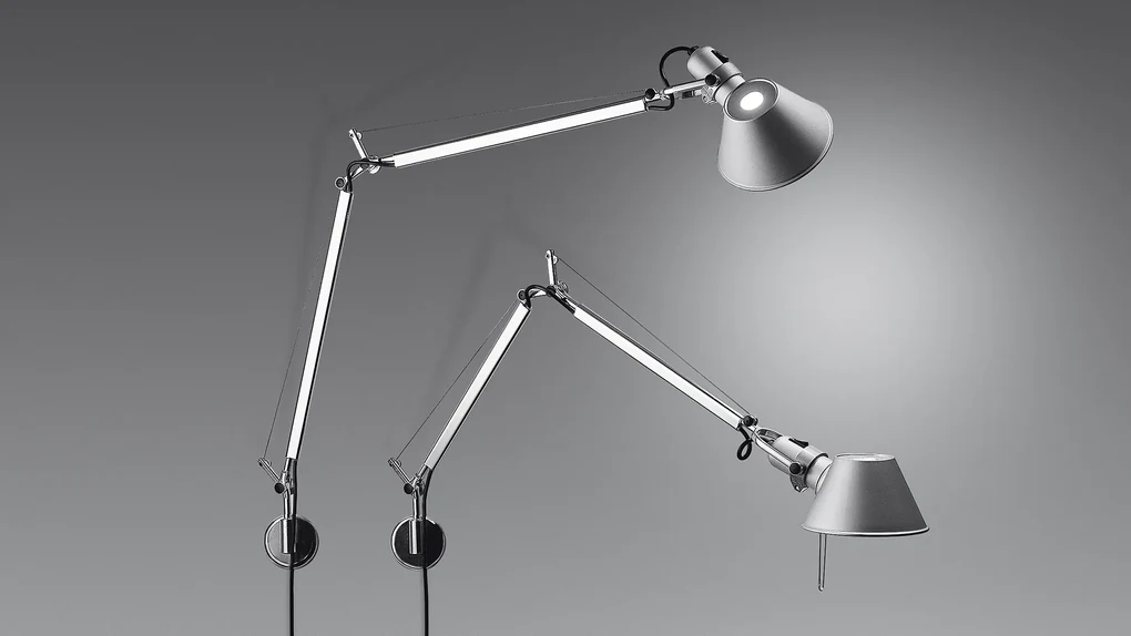 Artemide A010300 + A025150 Tolomeo Micro Parete LED, designové nástěnné svítidlo se stmívačem ...