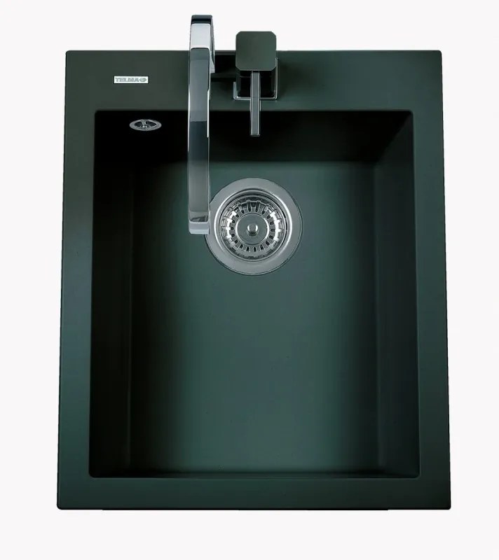 Sinks CUBE 410 Metalblack