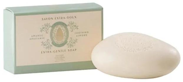 Panier des Sens Extra jemné mýdlo 150 g - mandle, zelená barva, krémová barva