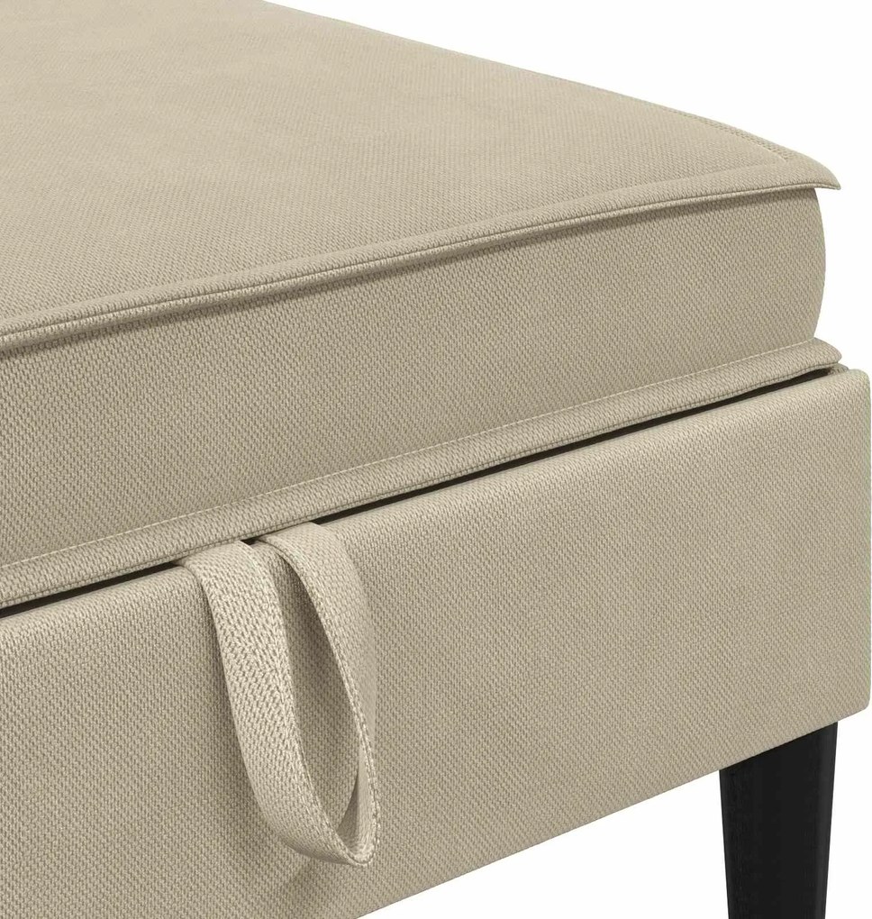 Sada nábytku do obývacího pokoje 5 ks Písková Textil 3413791