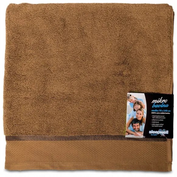 SVITAP sleep well Ručník Star 450 g/m2  Ručník Star 50x100 cm okrový