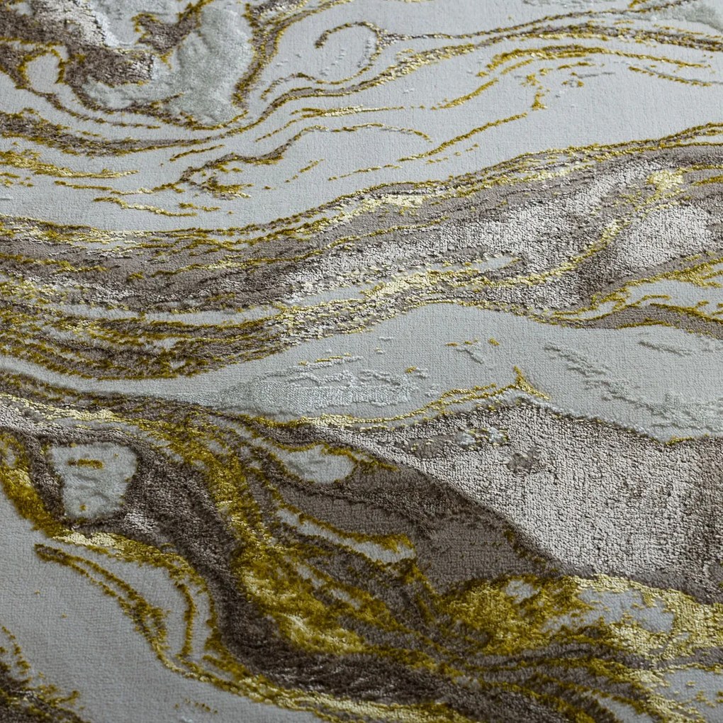Dywany Łuszczów, Kusový koberec Bliss Z162AZ173 gold/cream, 140x190, béžová, kancelář