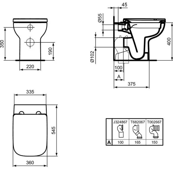 Ideal Standard i.Life A WC sedátko softclose, bílá T453101