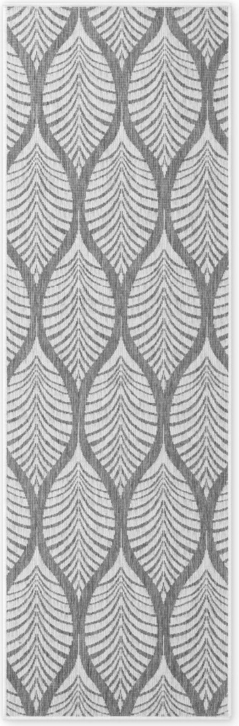 NORTHRUGS, Běhoun Duet Liora 106246 White/Gray - na ven i na doma, 80x250, šedá, chodba / předsíň