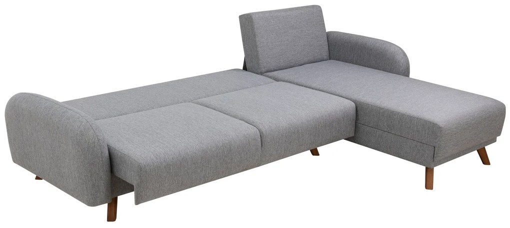 Hanah home Rohová pohovka HERA šedá pravá 297 cm 867UNQ1941