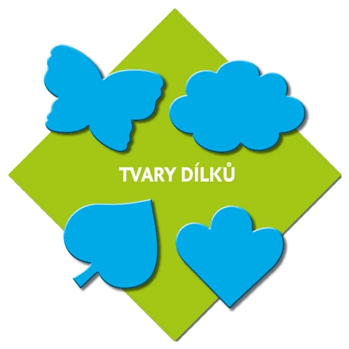 Dino Papírové puzzle Krteček zahradník 12 dílků