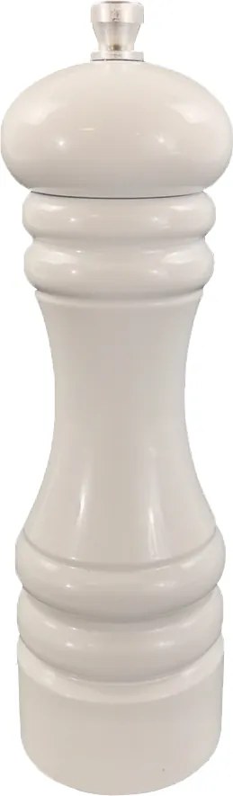 AMADEA Dřevěný mlýnek na koření bílý, 18 cm