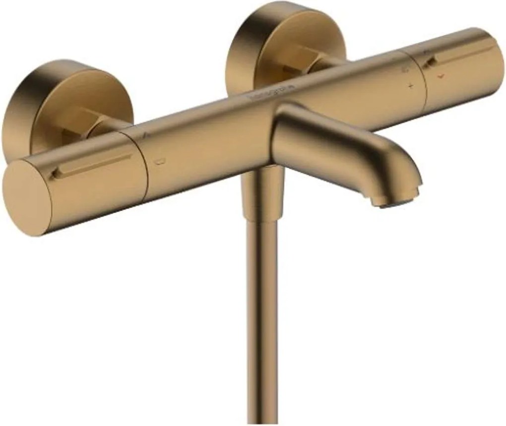 Hansgrohe Ecostat Element - Termostatická vanová baterie, kartáčovaný bronz 13347140