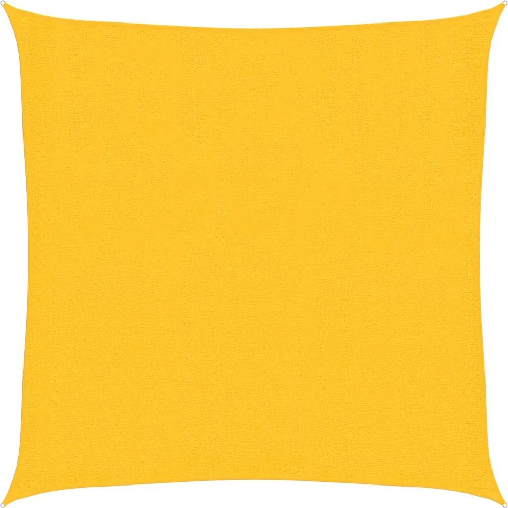 Stínící plachta 160 g/m² žlutá 3,6 x 3,6 m HDPE 311550