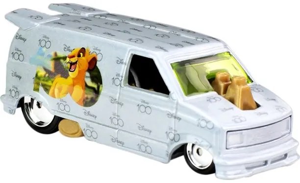 Mattel hot wheels premium disney 100 let lví král 1985 chevy astro van
