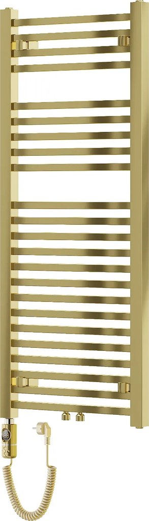 Mexen Pluton, elektrické topné těleso 1200x500 mm + topná tyč 600 W, zlatá lesklá, W106-1200-500-2600-50