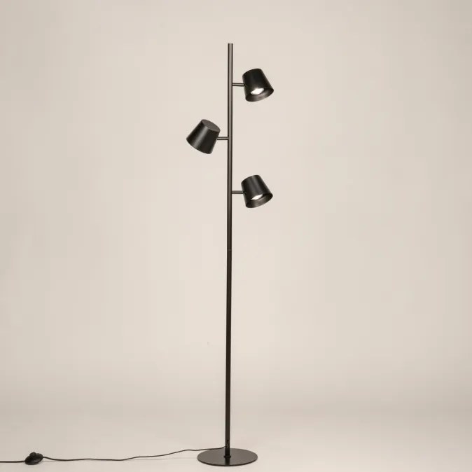 Stojací lampa Snap Fosca Black Trio