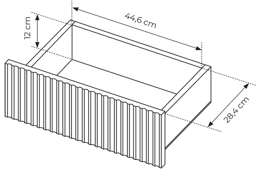 SENSO c | komoda 153 2D3S | 153,5 cm | černá