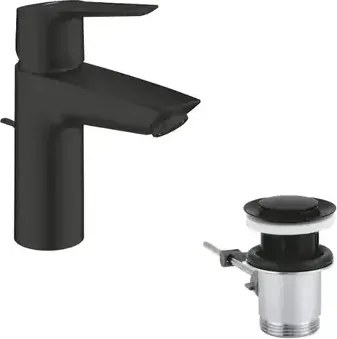 Grohe QuickFix Start - Umyvadlová baterie s výpustí matná černá
