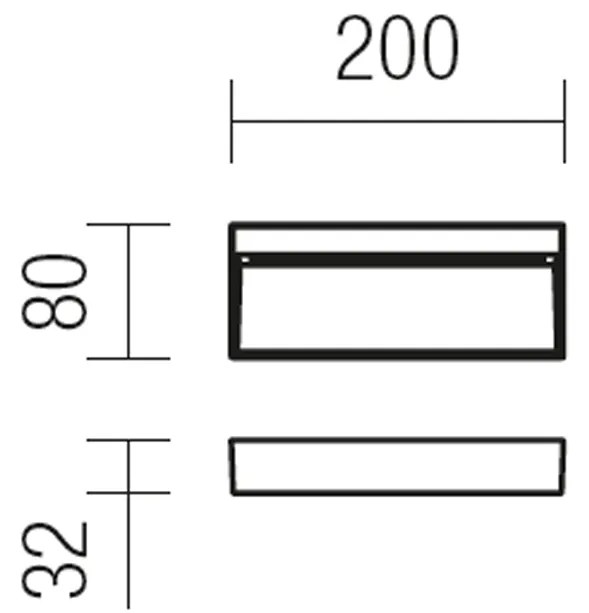 Redo 9152 nástěnné LED svítidlo Even matně bílé, 6W, 3000K, 20cm