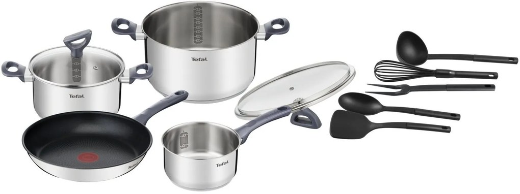 Sada nádobí tefal sada nerez nádobí daily cook 11 ks g713sb45