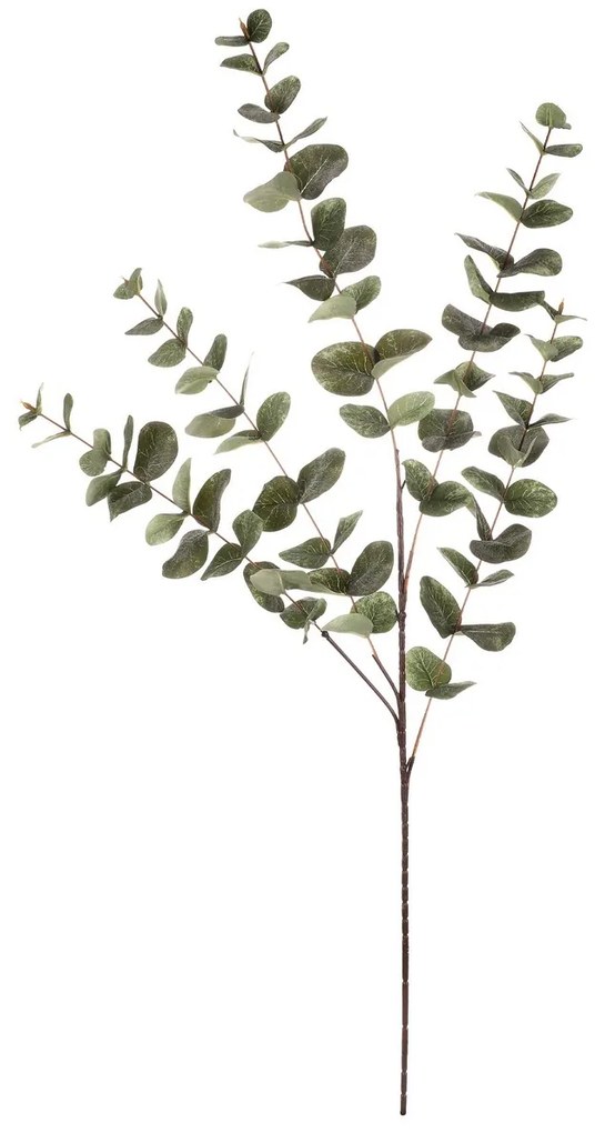 Eukalyptus - umělá větev, velké listy, 100 cm, zelená