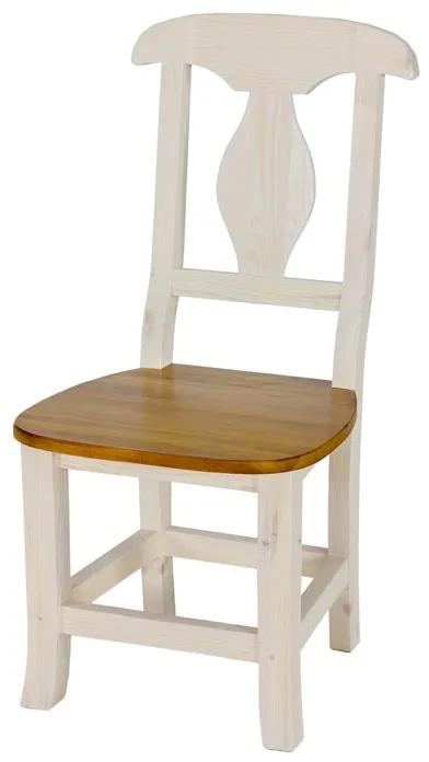 ARTEN Rustikální jídelní židle POPRAD SIL03 - borovice (bílý vosk)