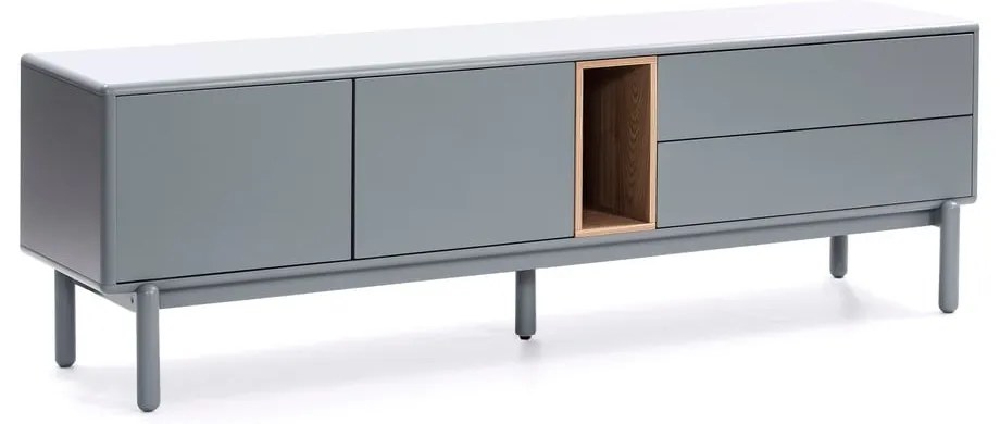 Modro-šedý TV stolek 180x56 cm Corvo – Teulat