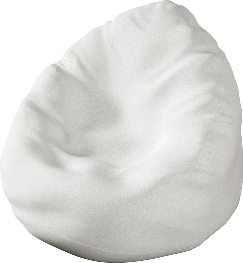 Náhradní potah na sedací vak barva krémová látka pletený vzor