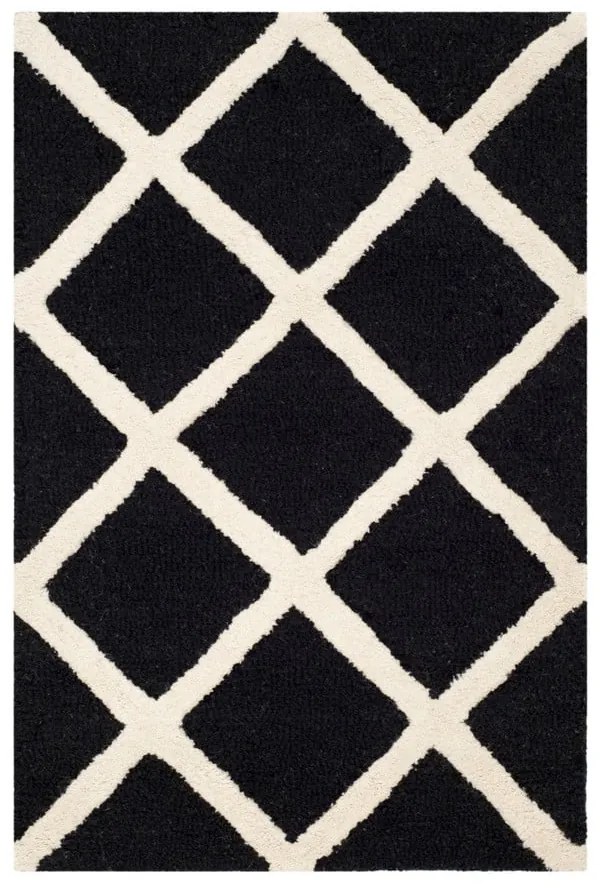 Vlněný koberec Safavieh Sophie Black, 91 x 152 cm