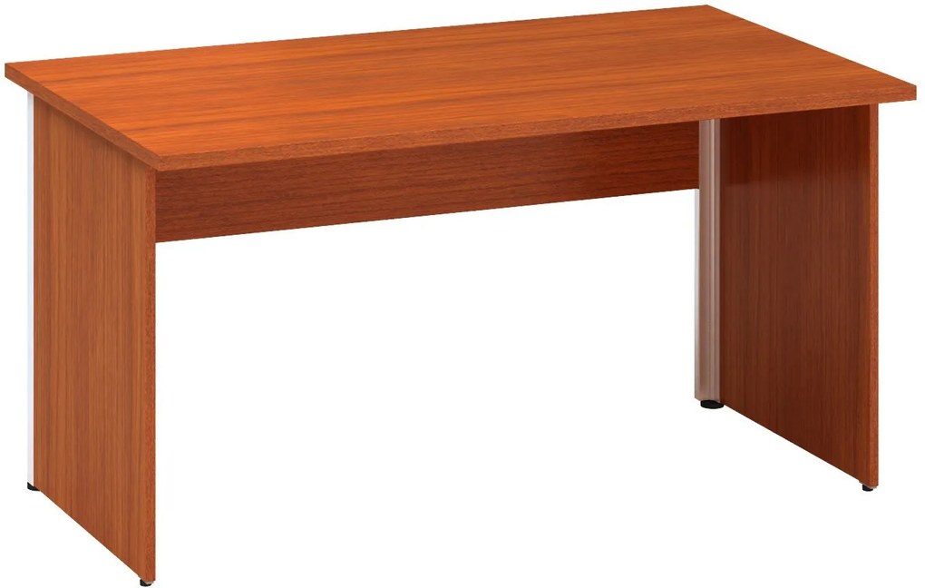 Interier Říčany Kancelářský psací stůl CLASSIC A, 1400 x 800 mm, třešeň
