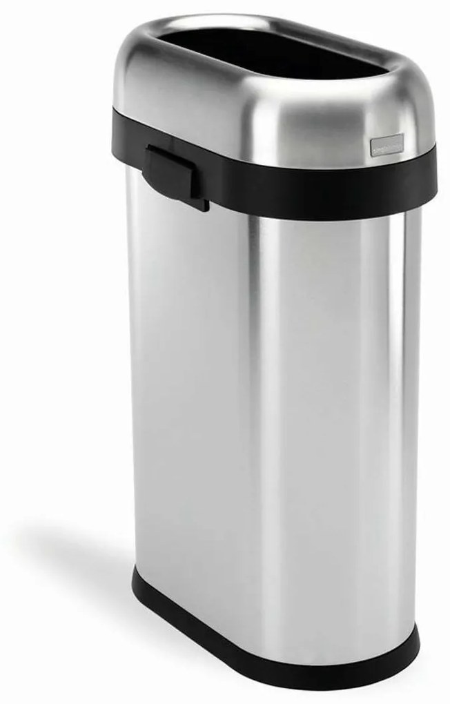 Simplehuman - Otevřený odpadkový koš 50 l, kartáčovaná nerez CW1467