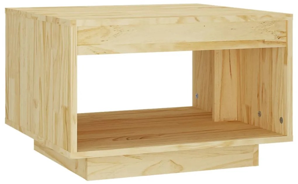 Konferenční stolek 50 x 50 x 33,5 cm masivní borové dřevo - Default Title