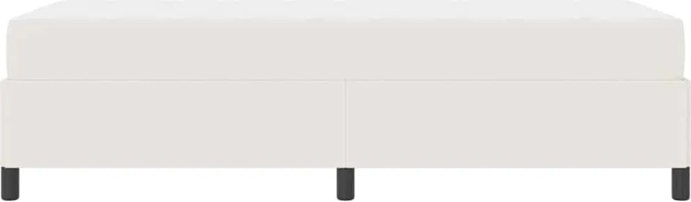 Rám postele s matrací Krémová 80 x 200 cm textil 3399092