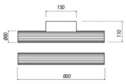 Redo 01-2591 - LED Koup osvětlení zrcadla RIGAL LED/12W/230V IP44 chrom/bílá