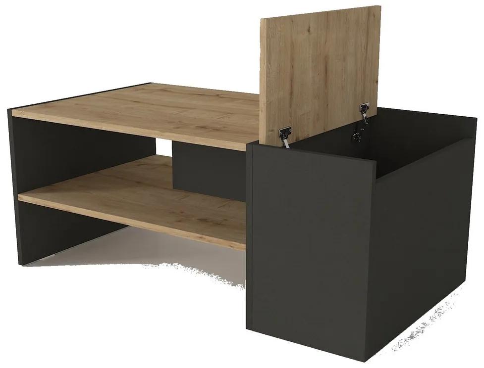 Casarredo Konferenční stolek s ÚP IZMIR sapphire/antracit