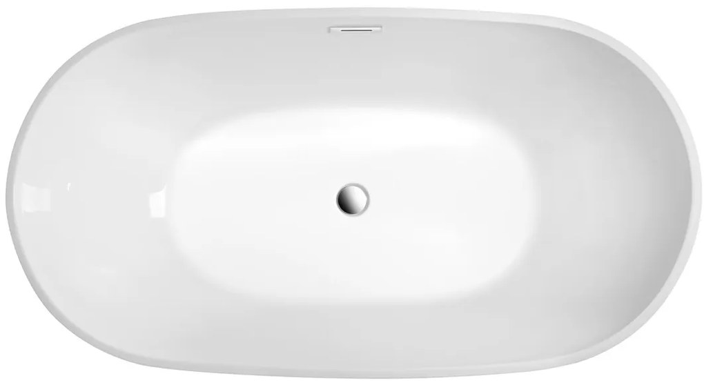 Aqualine, DOURO volně stojící vana 150x80 cm, bílá, E1850