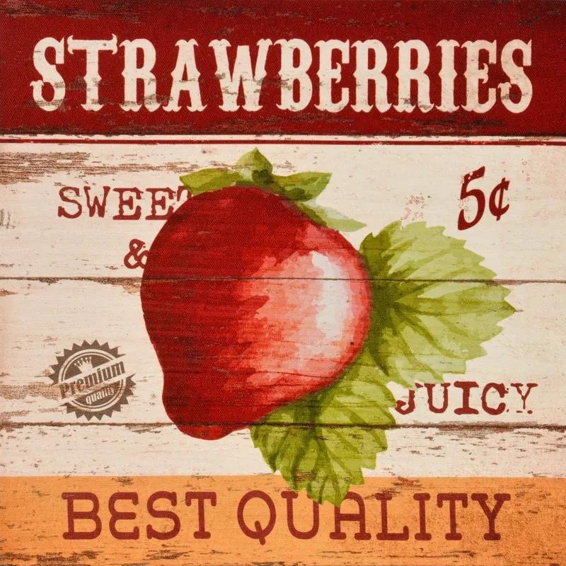 Obraz na plátně - Strawberries (Best Quality)