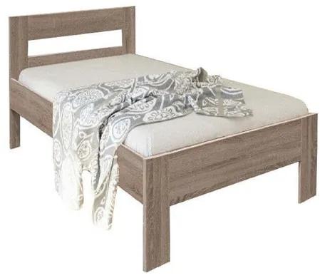 Dřevěná postel Nikola II, 90x200, dub
