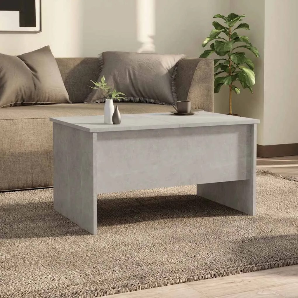 vidaXL Konferenční stolek 80 x 50 x 42,5 cm kompozitní dřevo [809732] Barva: bílá s vysokým leskem