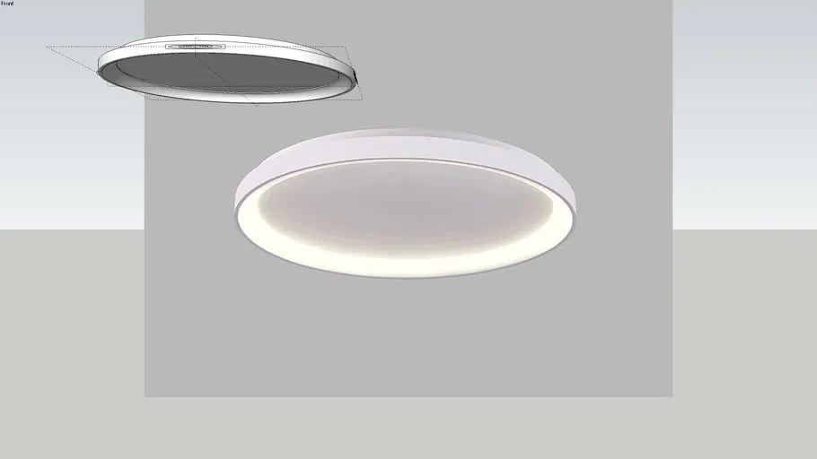 Led2 Stropní LED svítidlo BELLA SLIM ø 78 cm Barva: Bílá, Stmívání, řízení: 3000K/4000K RF Control