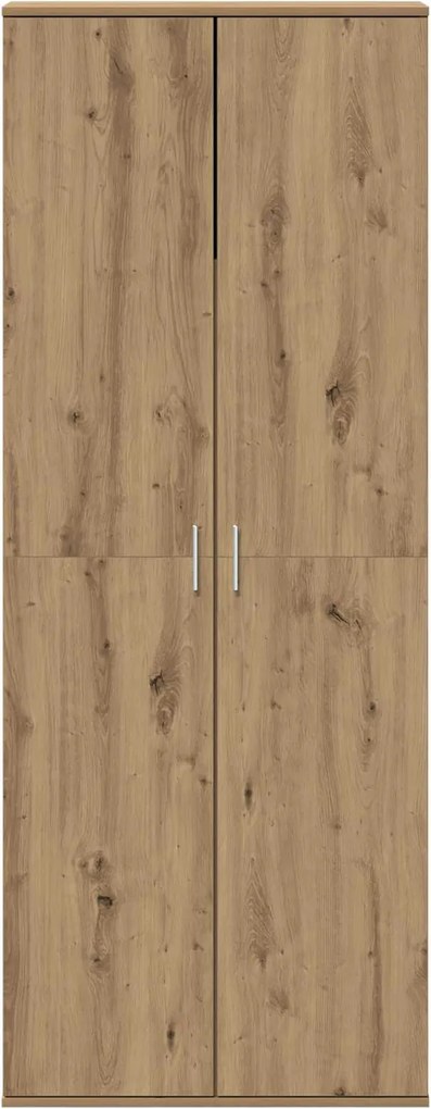 Vysoký bufet 70 x 33,5 x 180 cm Kompozitní dřevo Artisanový dub 3365565
